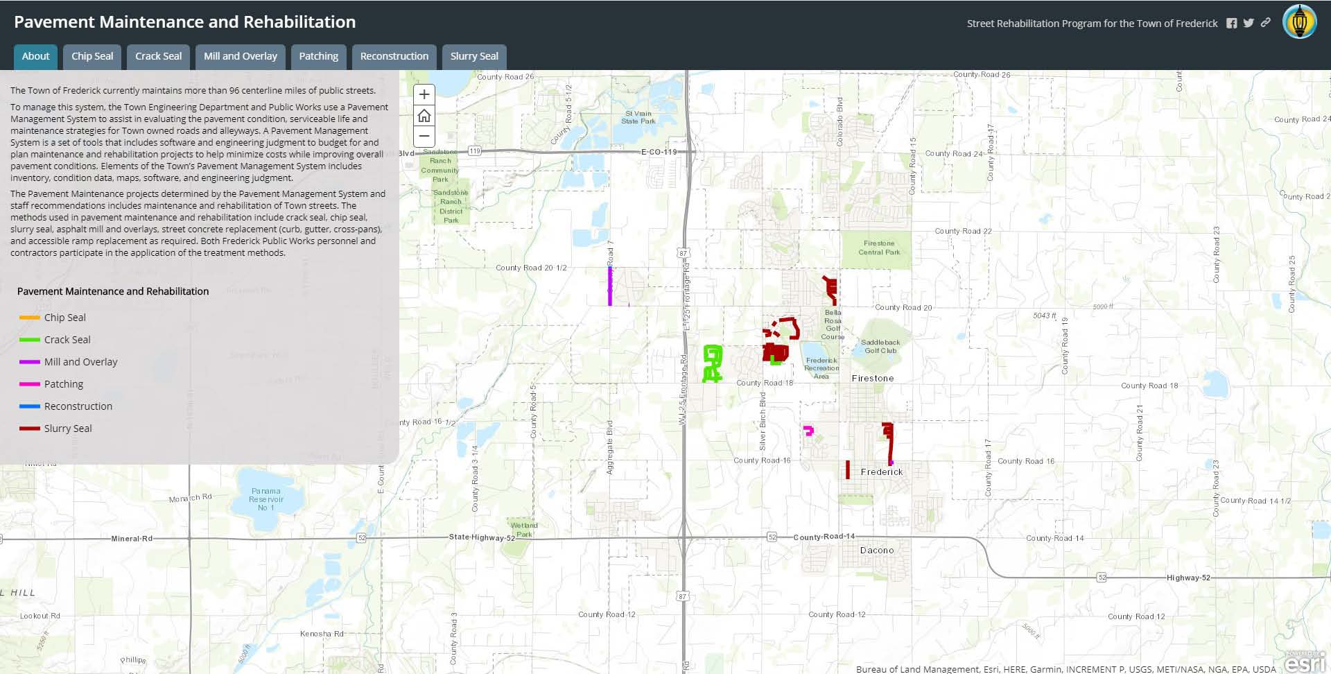 Town of Frederick GIS Open Data